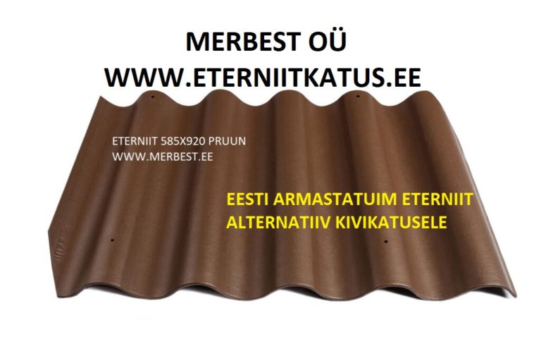 Eterniit ja eterniidi lisatarvikute müük! Eterniitkatus